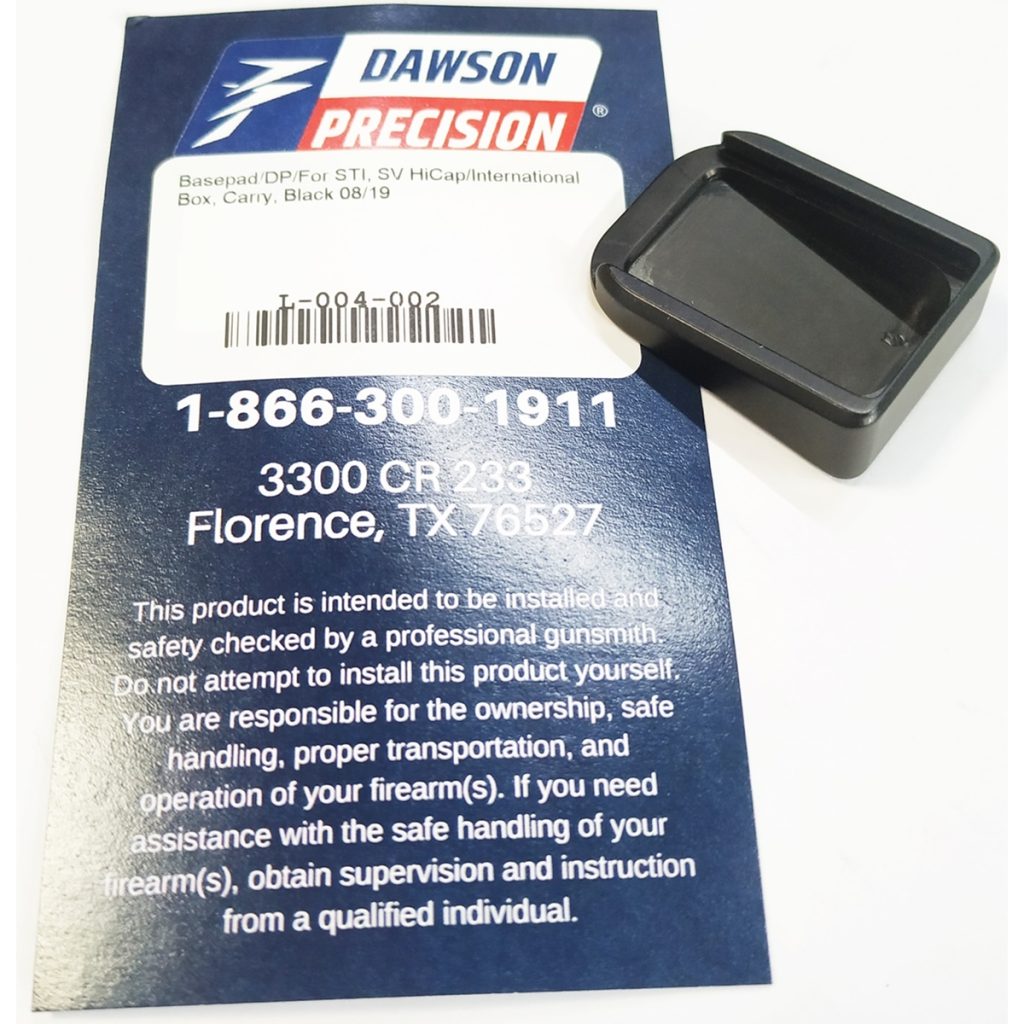 BasePad Dawson Precision Pavon para Carg. STI/SVI - Tirito BasePad Dawson Precision Pavon para Carg. STI/SVI - Tirito