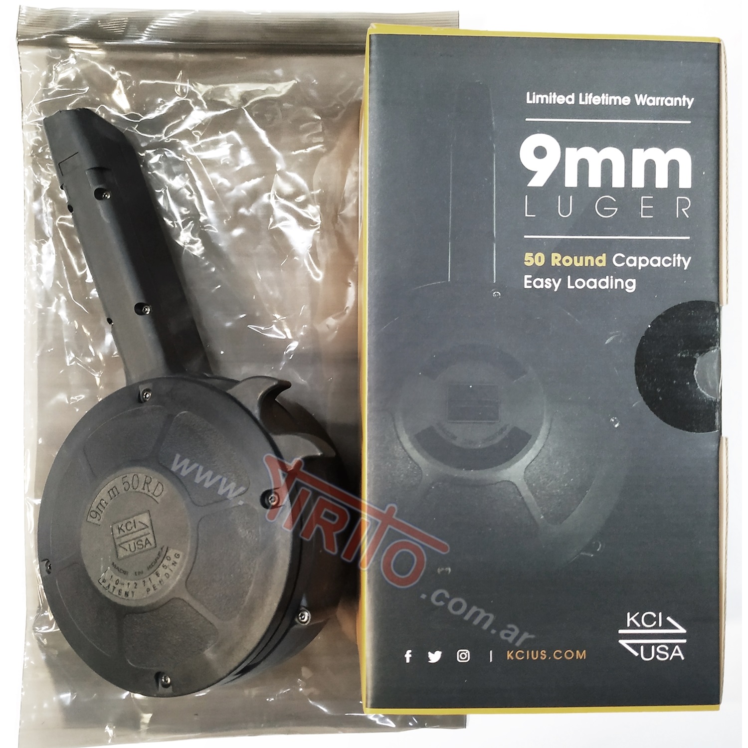 Glock 19 Magazine Glock Magazine Grip Extension - Black Polymer Base ...