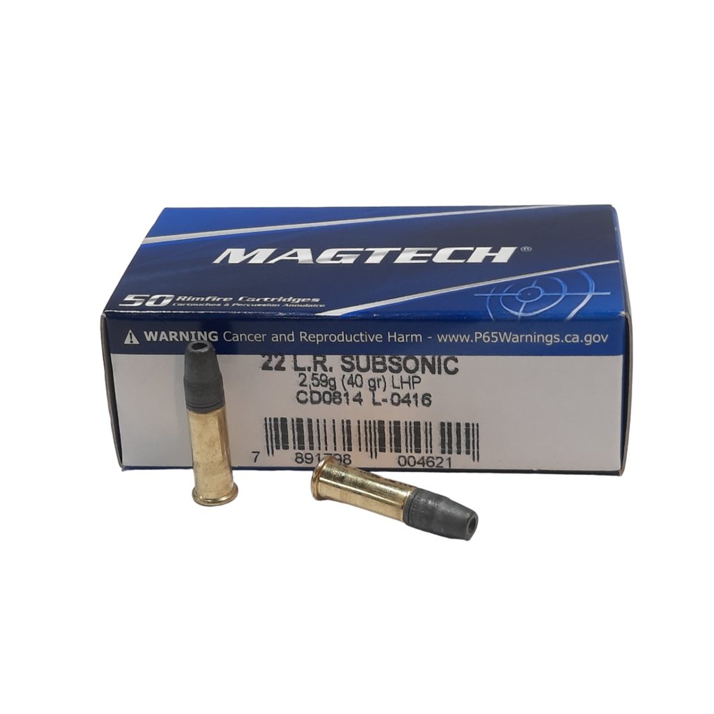 Magtech .22 LR - 40g LHP Subsónicas - (22D) - Tirito